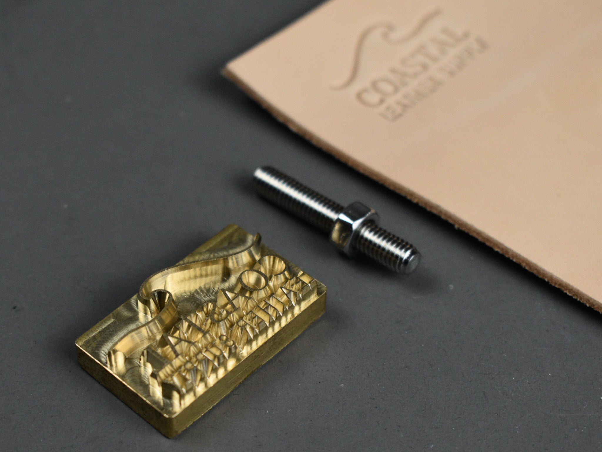 Custom Brass Logo Stamp – Coastal Leather Supply